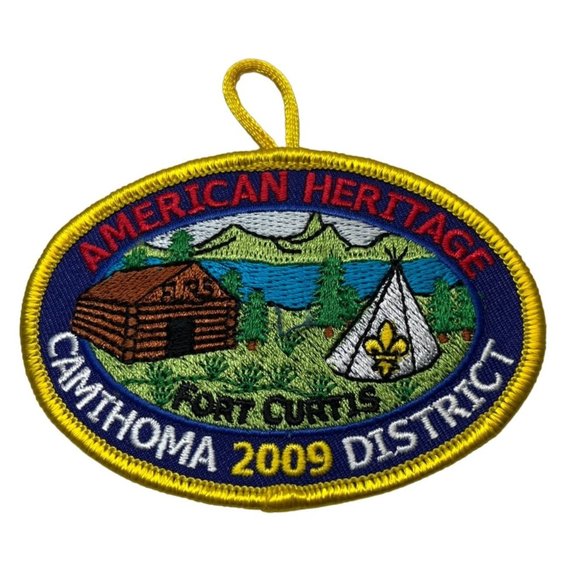 Office | Bsa American Heritage Patch Fort Curtis Camihoma District 209 ...